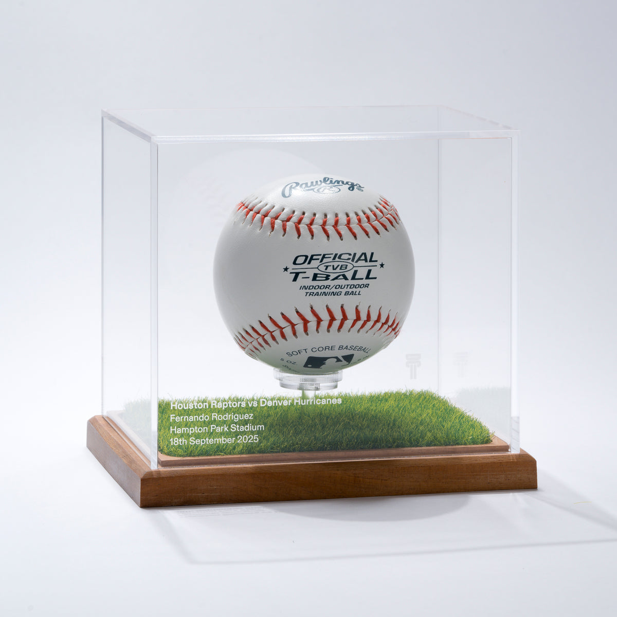 The 'Prestige Hardwood Edition' Baseball Display Case – Display Champ